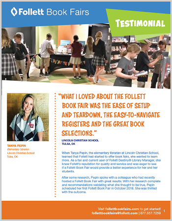 Simple Setup and Great Selection: Follett Book Fairs